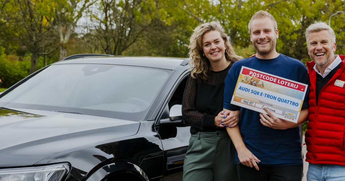 Mike en Lizzy uit Castricum winnen Audi SQ8 e-tron Quattro bij de Postcode Loterij - NPL ...
